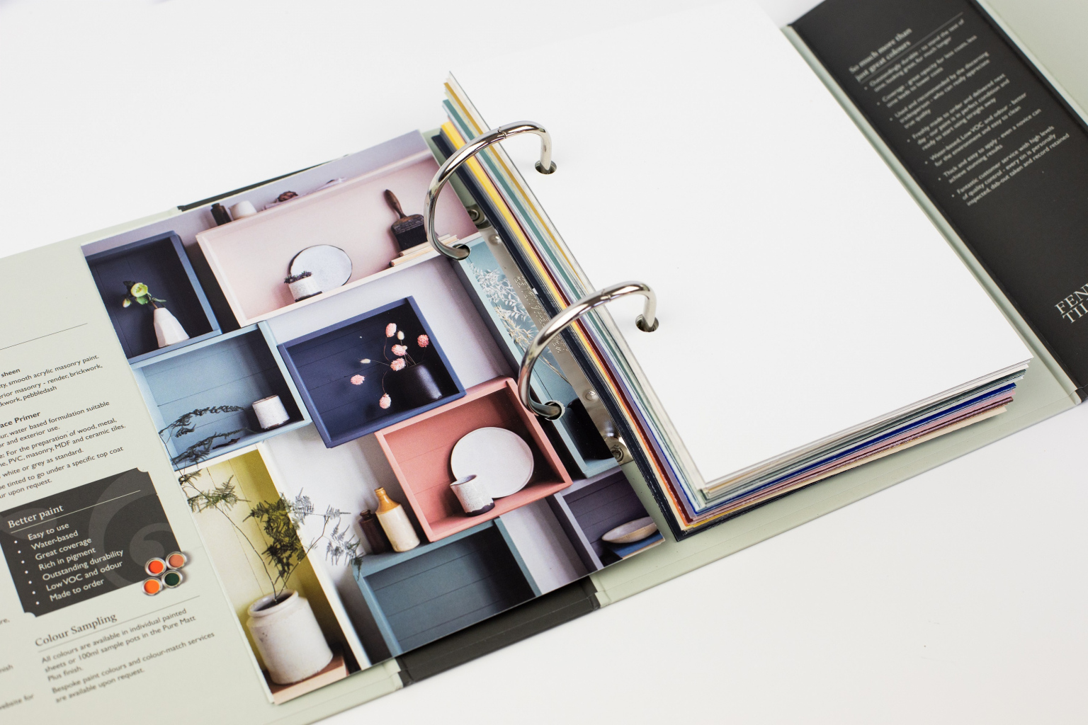 Specify paint colours with our Designer's Colour Book | Fenwick & Tilbrook