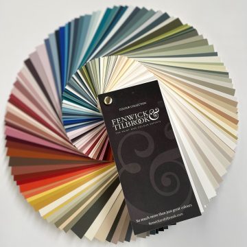 Fenwick & Tilbrook paint-chip colour card - Fenwick & Tilbrook