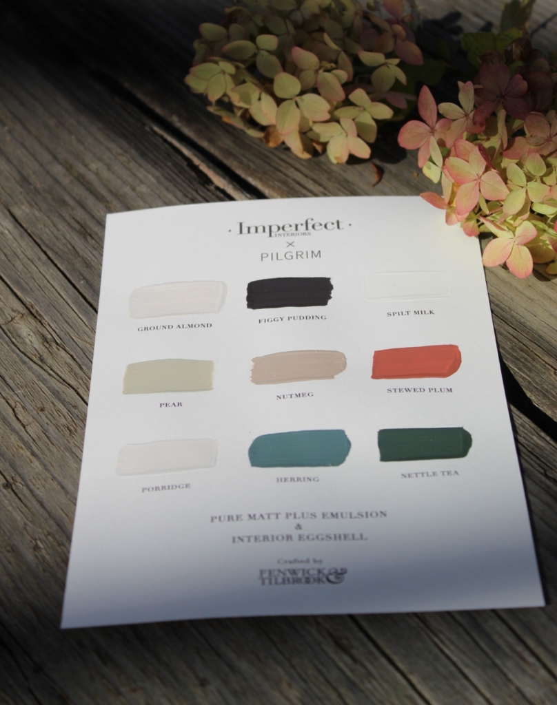 Imperfect X Pilgrim Colour Chart - Fenwick & Tilbrook
